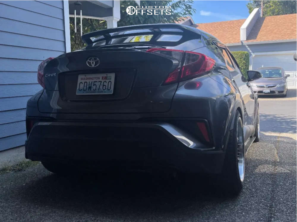 2019 Toyota C-HR with 19x8.5 33 Firenze Wheels Model 337 and 245/35R19 ...