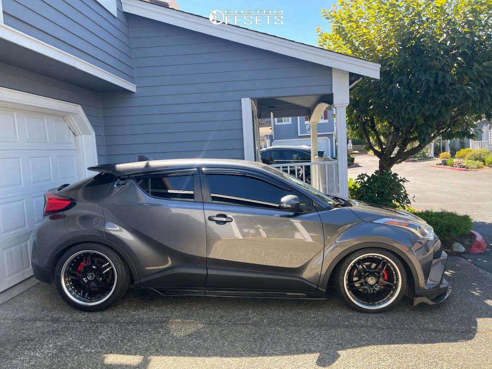 2019 Toyota C-HR with 19x8.5 33 Firenze Wheels Model 337 and 245/35R19 ...