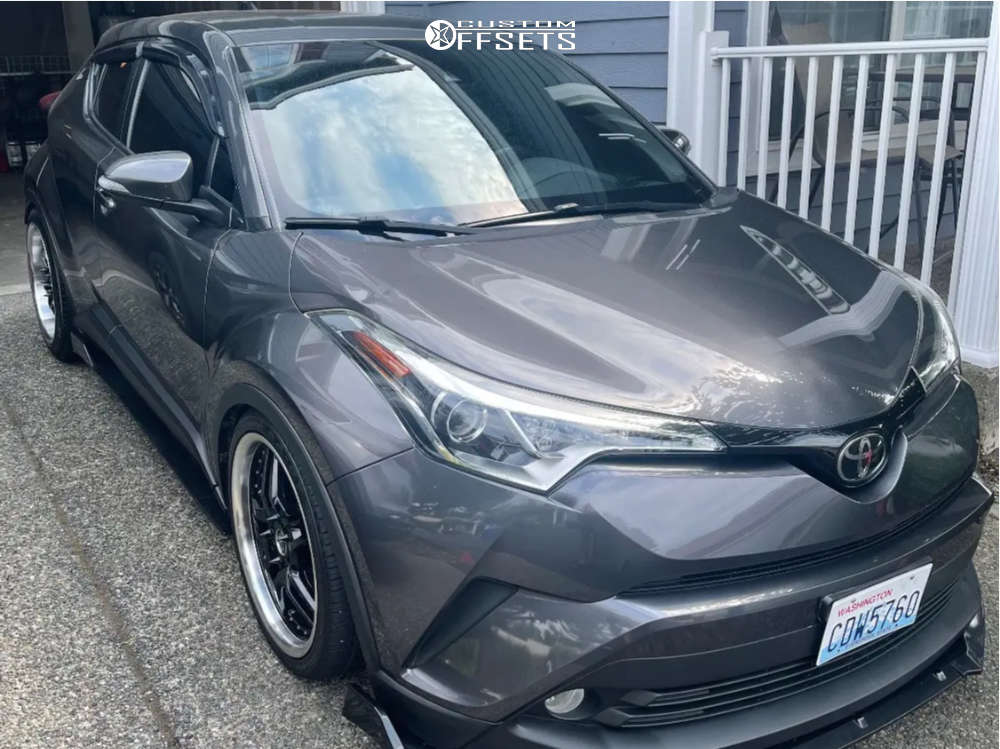 2019 Toyota C-HR with 19x8.5 33 Firenze Wheels Model 337 and 245/35R19 ...
