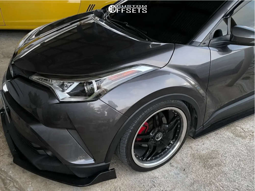 2019 Toyota C-HR with 19x8.5 33 Firenze Wheels Model 337 and 245/35R19 ...