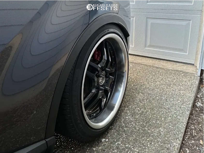 2019 Toyota C-HR with 19x8.5 33 Firenze Wheels Model 337 and 245/35R19 ...