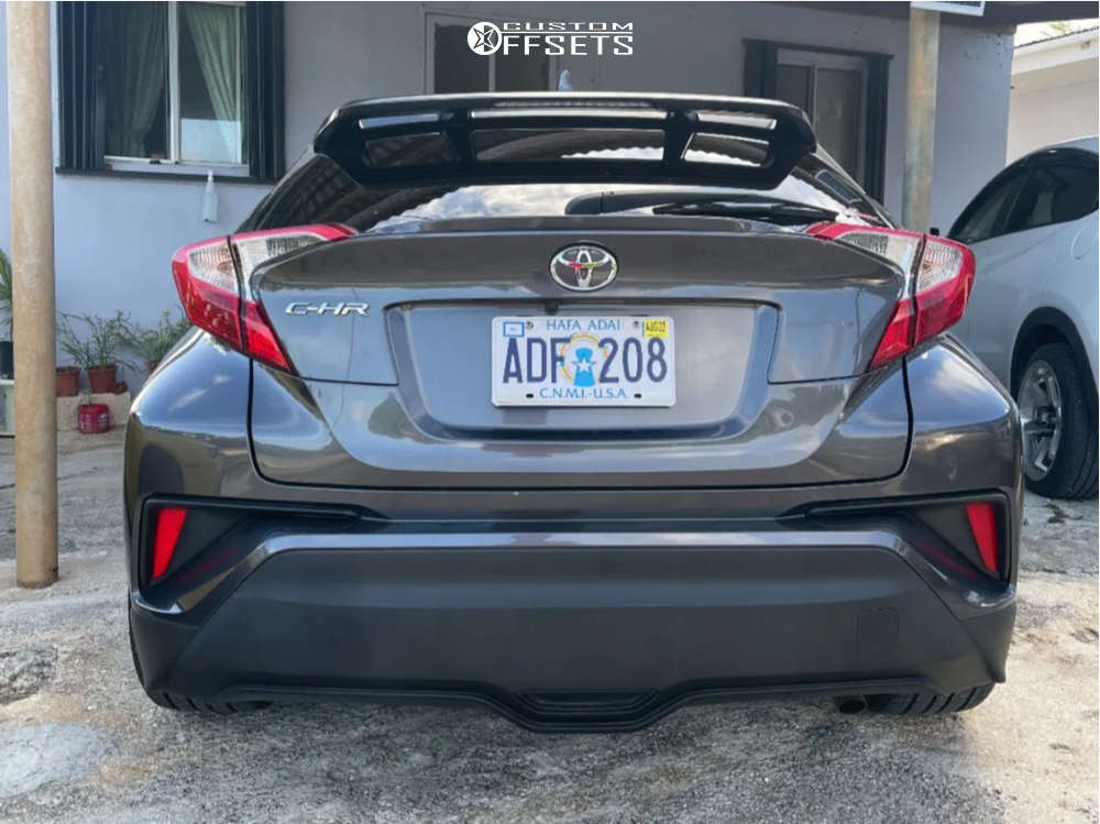 2019 Toyota C-HR with 19x8.5 33 Firenze Wheels Model 337 and 245/35R19 ...