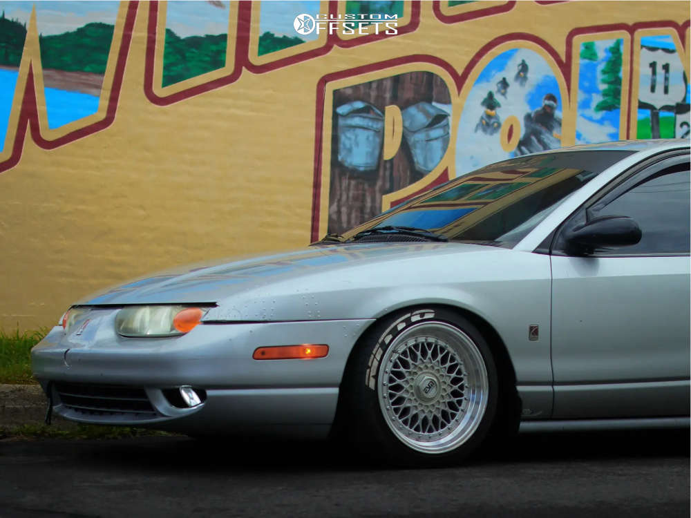 2002 Saturn SL2 with 16x8 20 ESM 002R and 205/40R16 Nitto Neo Gen and ...