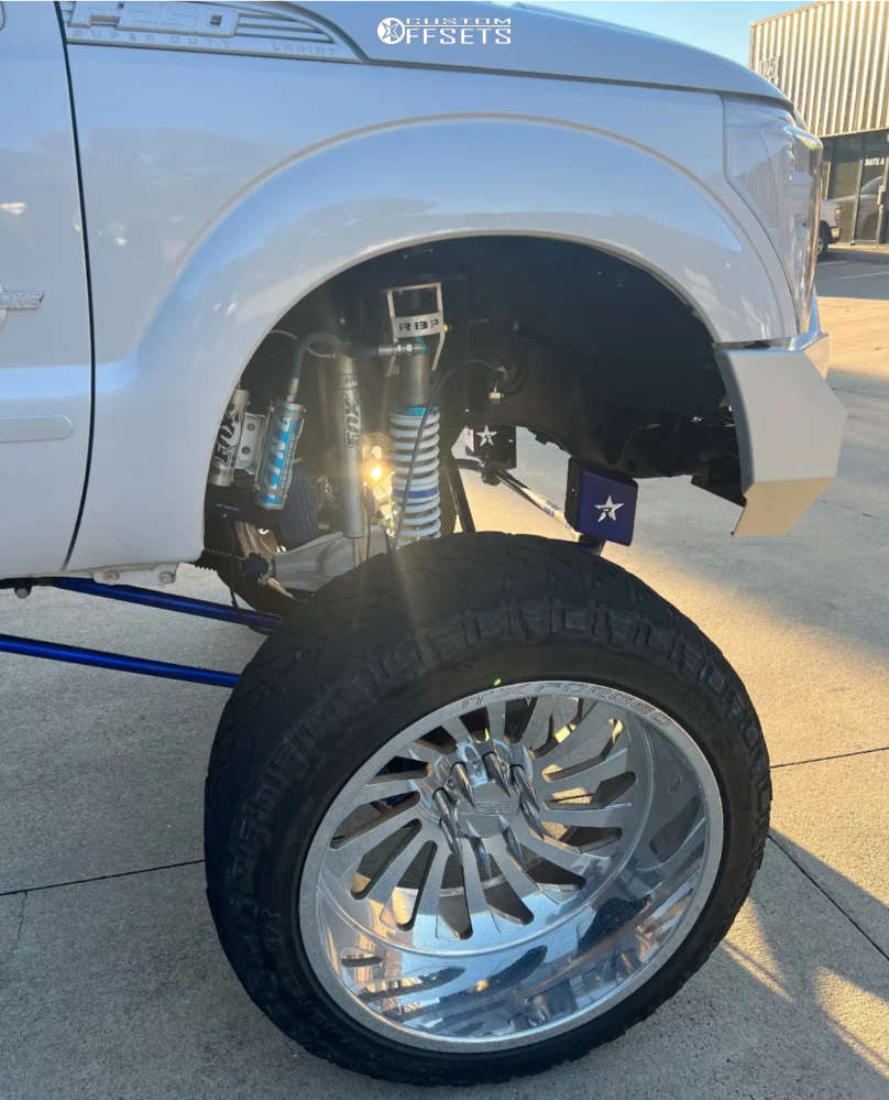 2012 Ford F-250 Super Duty with 28x16 -101 JTX Forged Ballistic and 42/ ...
