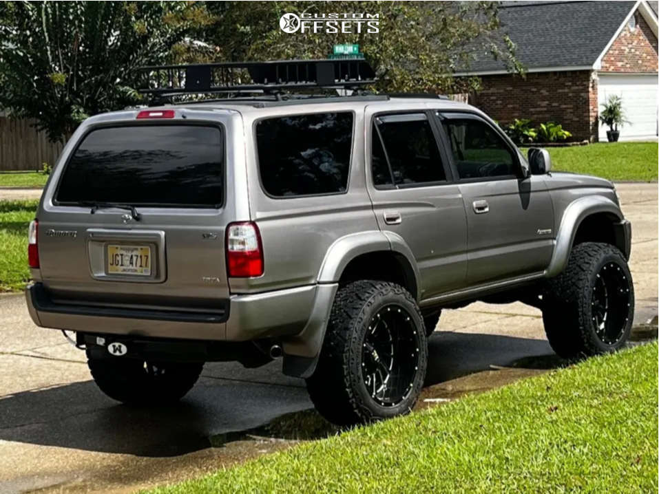 2002 Toyota 4Runner with 20x12 -51 Hardrock Overdrive and 33/12.5R20 ...