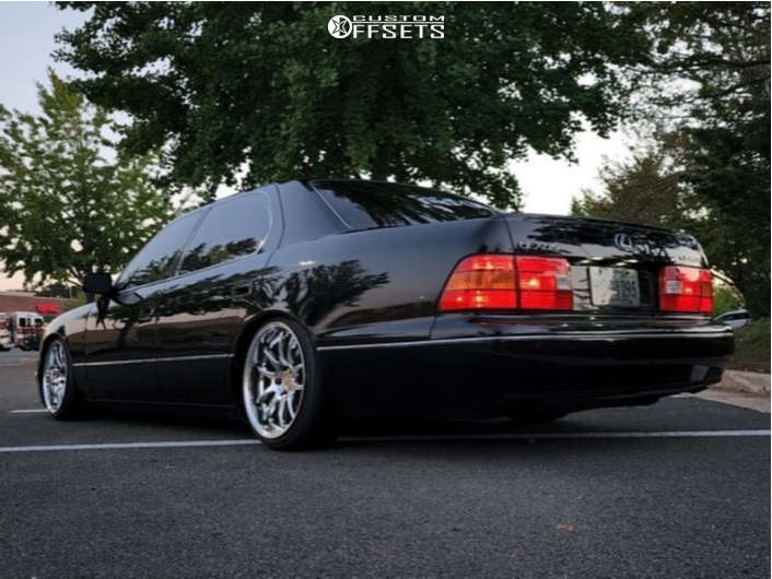 2000 Lexus LS400 with 18x9.5 30 Aodhan Ds02 and 215/35R18 Vercelli ...
