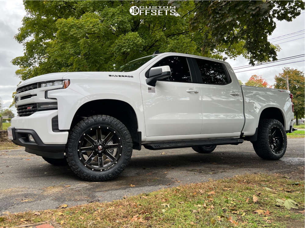 2020 Chevrolet Silverado 1500 with 20x10 -19 Ballistic Rage and 33/12 ...