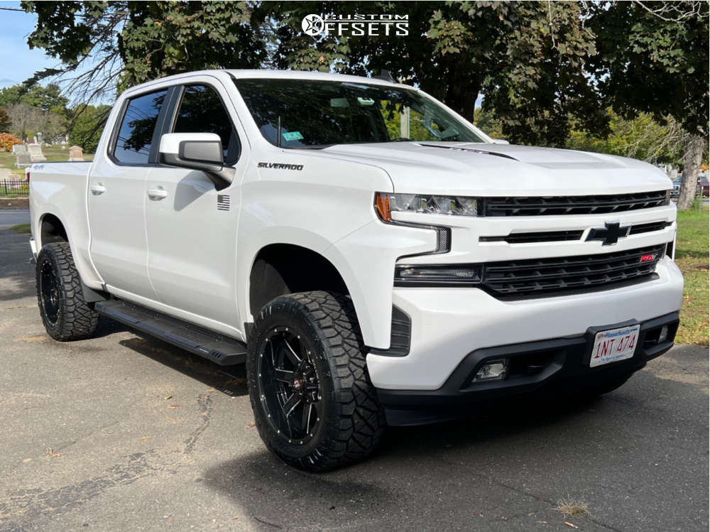 2020 Chevrolet Silverado 1500 with 20x10 -19 Ballistic Rage and 33/12 ...