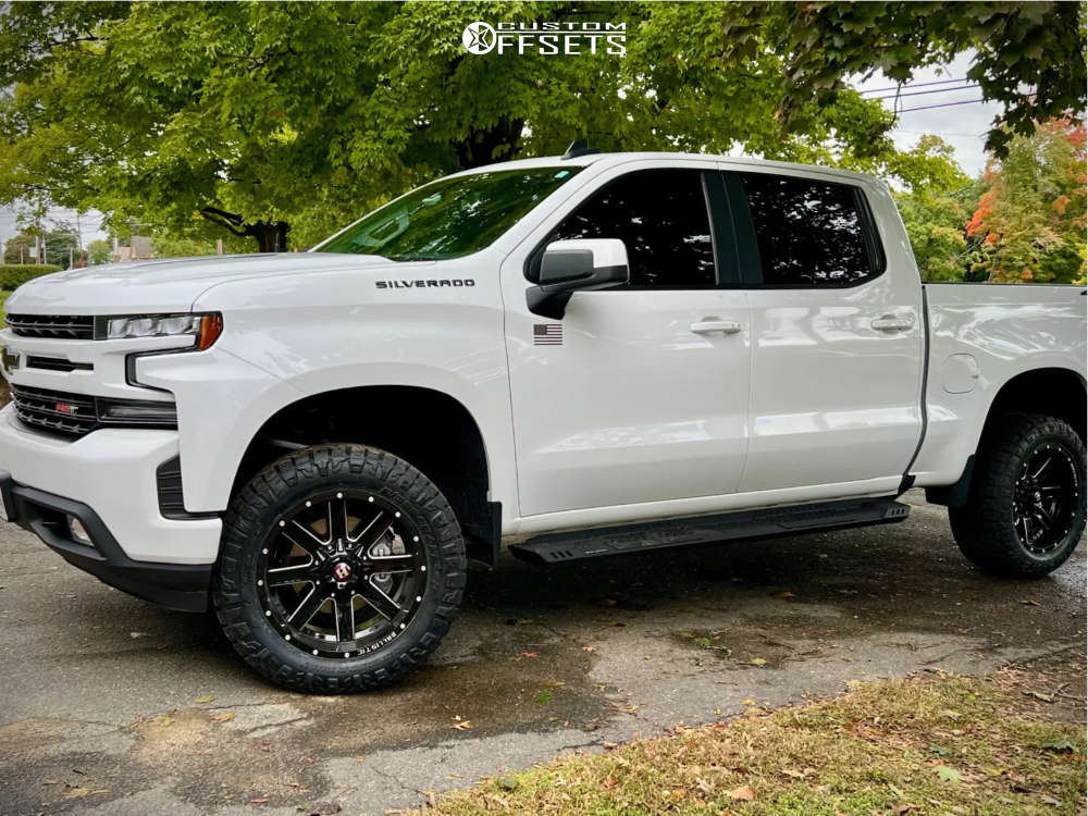 2020 Chevrolet Silverado 1500 with 20x10 -19 Ballistic Rage and 33/12 ...