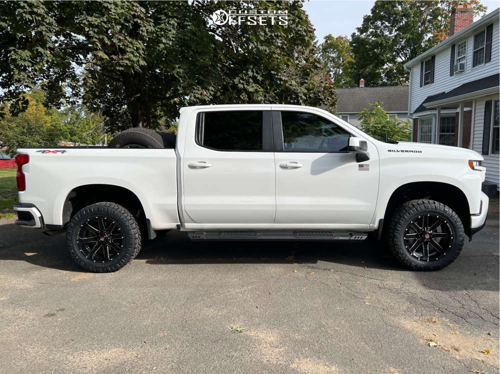 2020 Chevrolet Silverado 1500 with 20x10 -19 Ballistic Rage and 33/12 ...