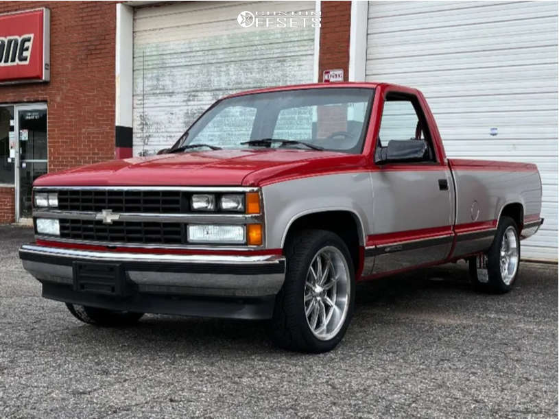 1989 Chevrolet C1500 with 20x9.5 0 Rev Classic 110 and 275/40R20 Nitto ...