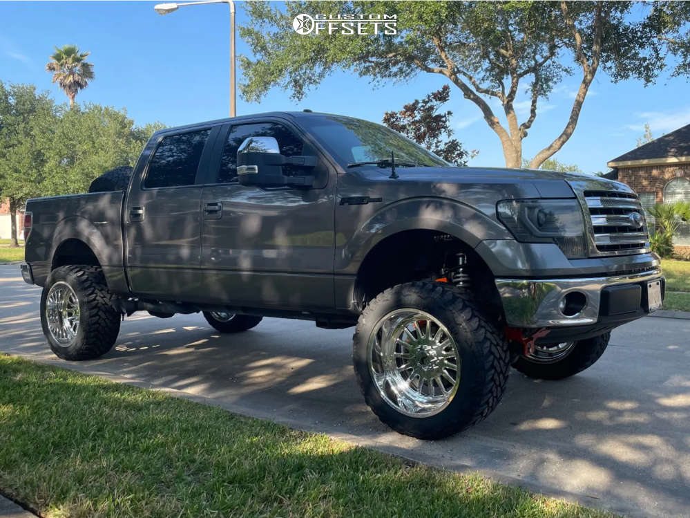 2014 Ford F-150 with 22x12 -44 KG1 Forged Rays and 35/13.5R22 Venom ...
