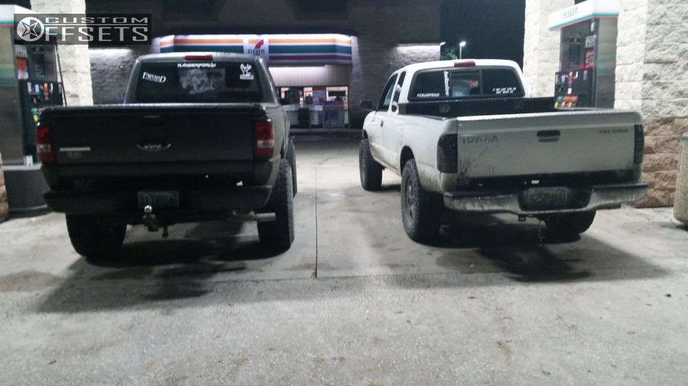 2010 Ford Ranger with 15x10 -38 Cragar D Window and 33/12.5R15 ...