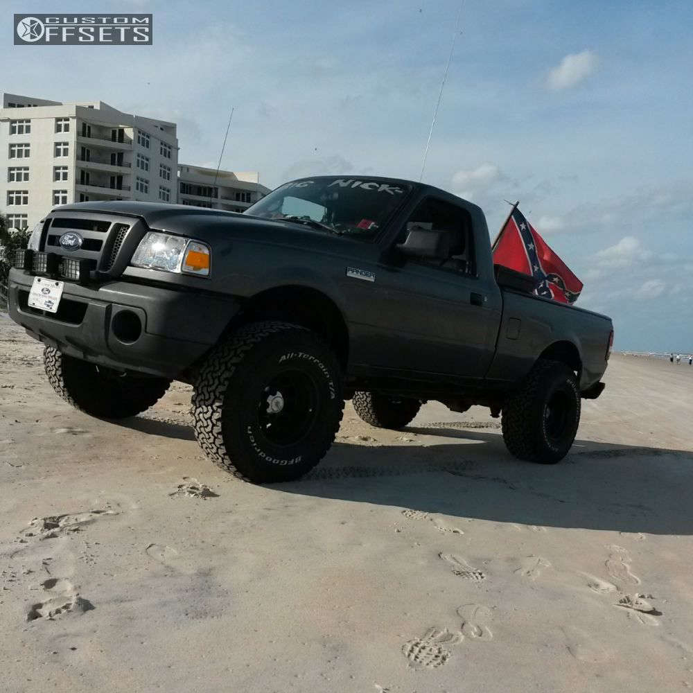 2010 Ford Ranger with 15x10 -38 Cragar D Window and 33/12.5R15 ...