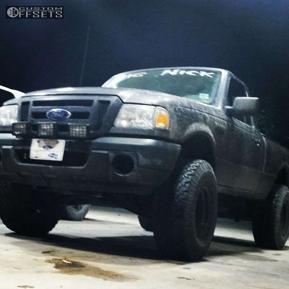 2010 Ford Ranger with 15x10 -38 Cragar D Window and 33/12.5R15 ...