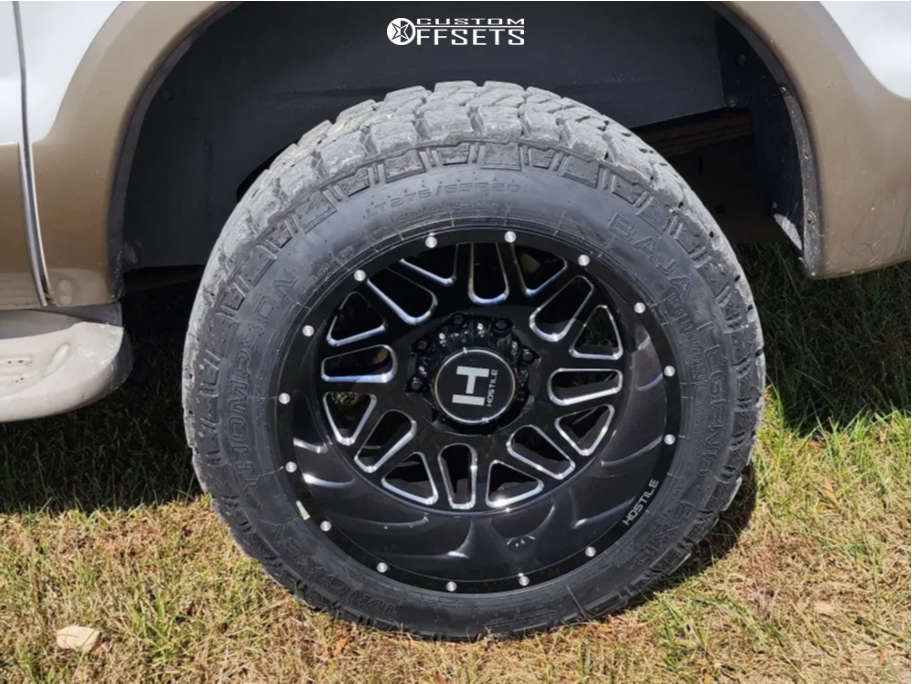 2002 Ford Excursion with 20x12 -44 Hostile Sprocket and 275/55R20 ...