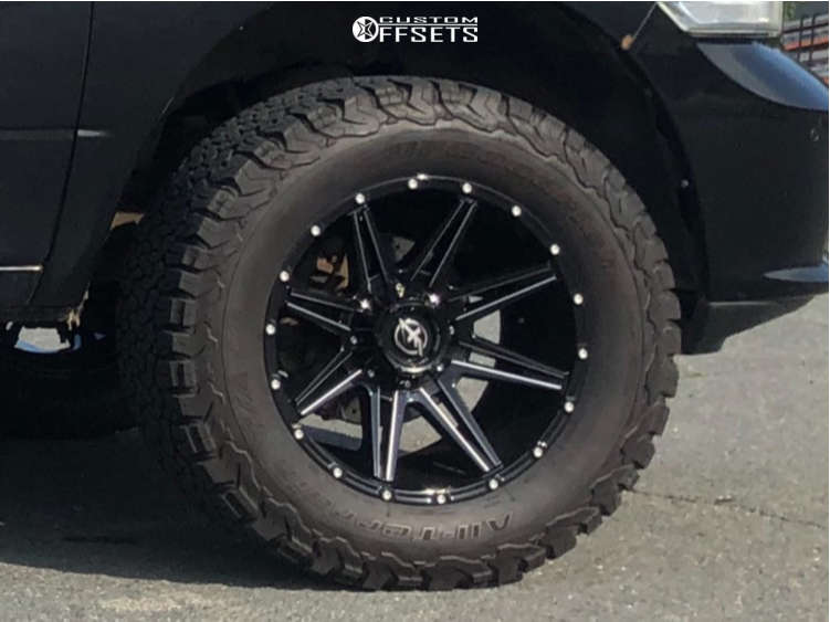2016 Ram 1500 with 20x10 -12 XF Offroad Xf-201 and 35/12.5R20 ...