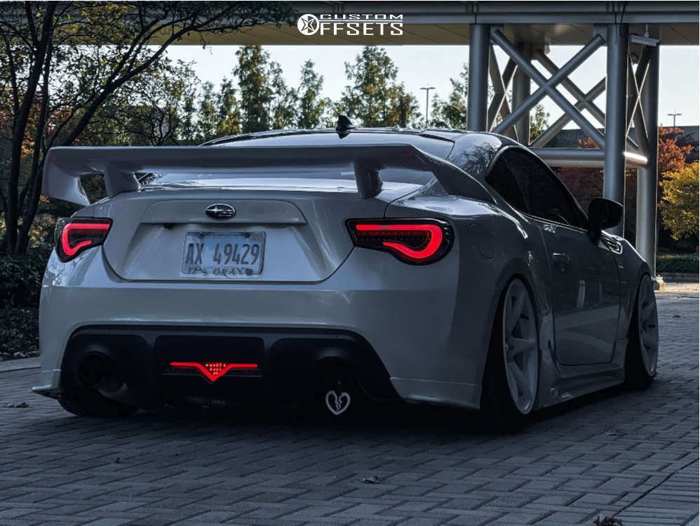2018 Subaru BRZ with 18x9.5 22 Kansei Tandem and 225/40R18 Achilles Atr ...