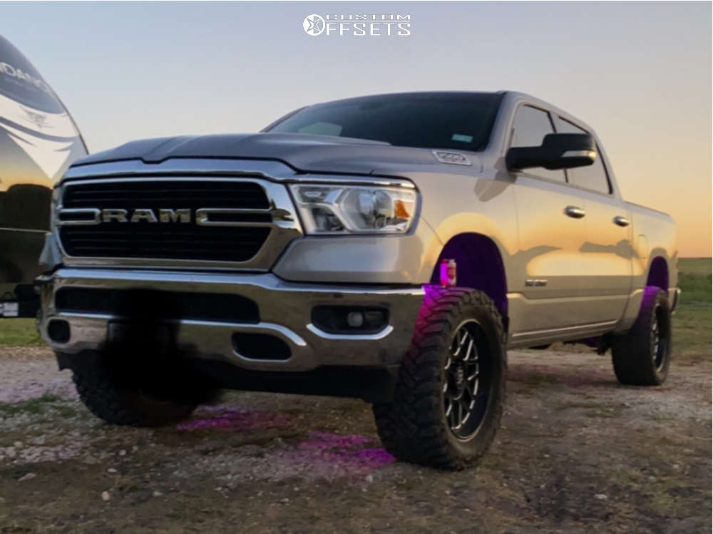 2019 Ram 1500 with 20x9 0 XD Grenade and 33/12.5R20 Venom Power Terra Hunter Mt and Suspension ...