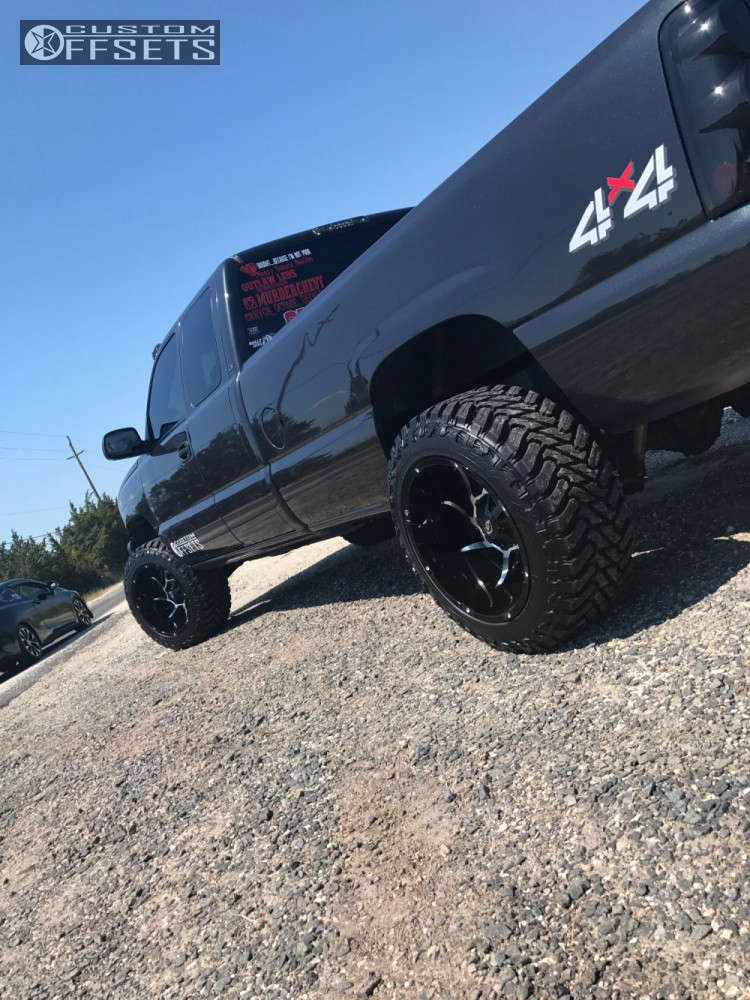 2004 Chevrolet Silverado 1500 with 20x12 -51 Vision Prowler and 33/12 ...