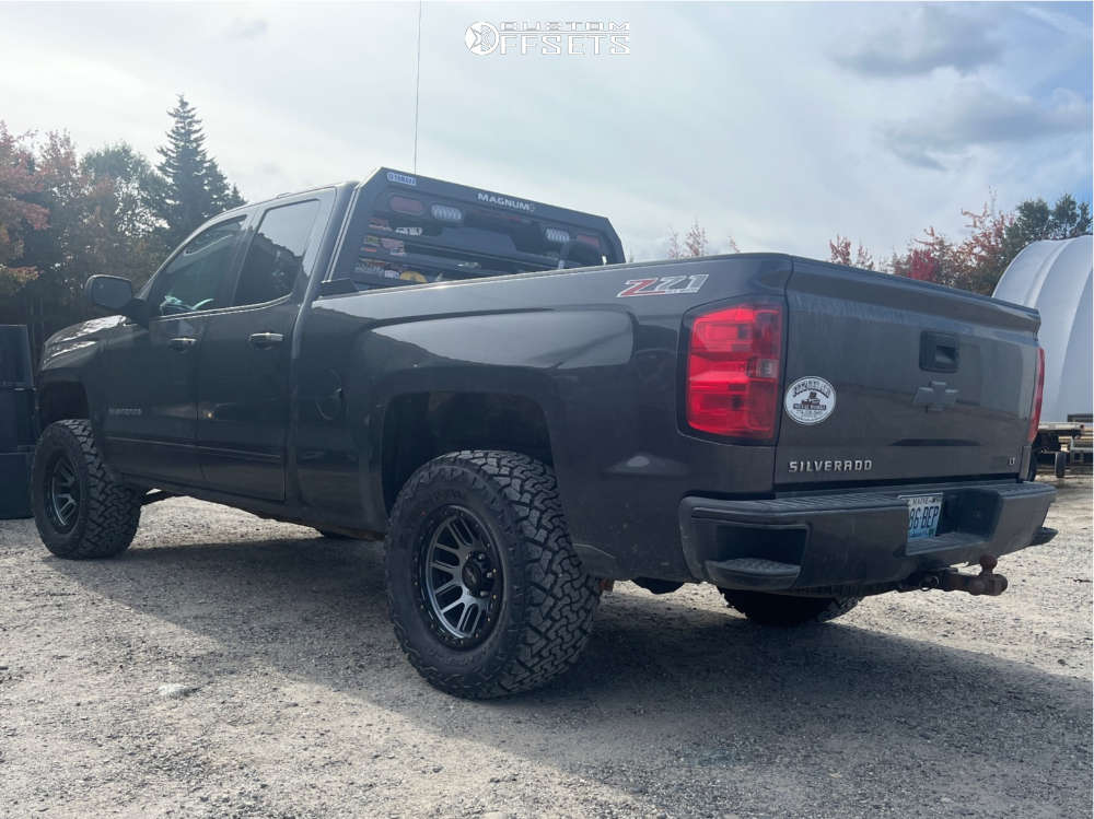 2016 Chevrolet Silverado 1500 with 17x9 -12 Vision Nemesis and 33/12 ...