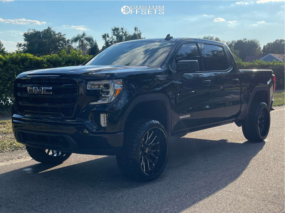 2021 Gmc Sierra 1500 With 24x12 44 Axe Offroad Atlas And 33 12 5r24