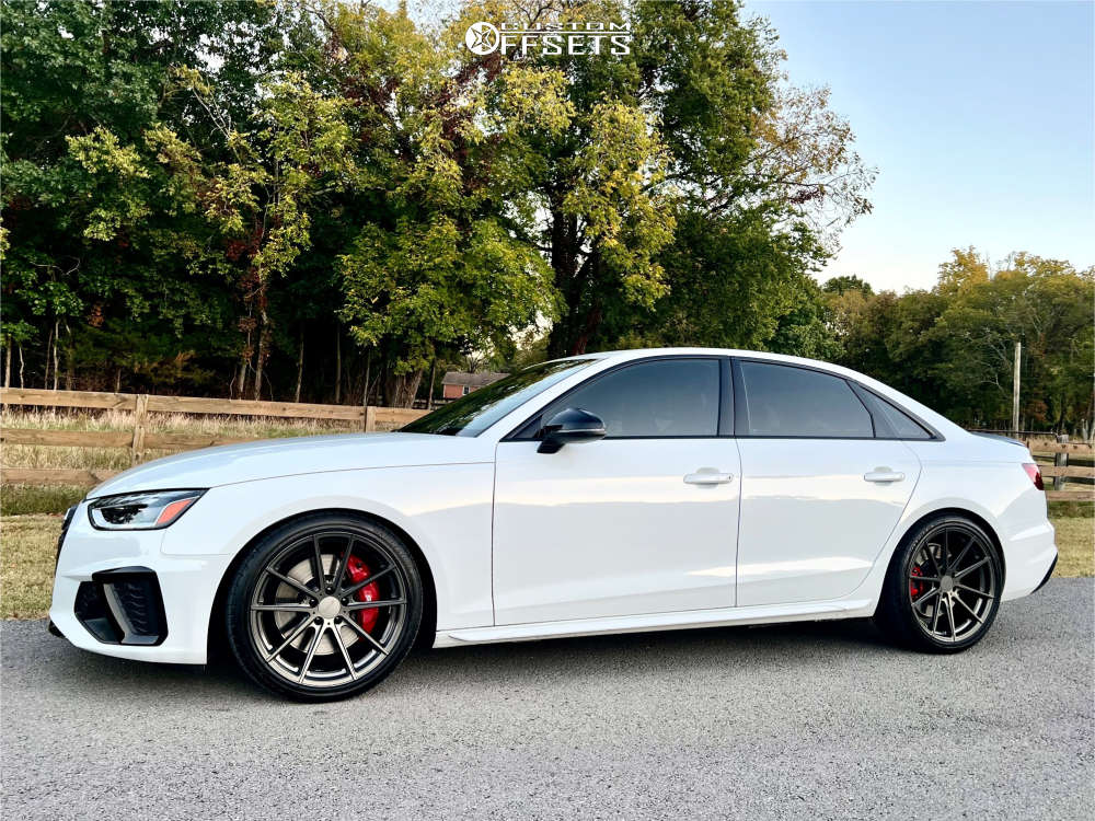 2020 Audi S4 with 19x8.5 32 TSW Bathurst and 255/35R19 Bridgestone Potenza S001-rft and Lowering ...