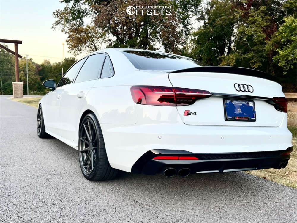 2020 Audi S4 with 19x8.5 32 TSW Bathurst and 255/35R19 Bridgestone Potenza S001-rft and Lowering ...
