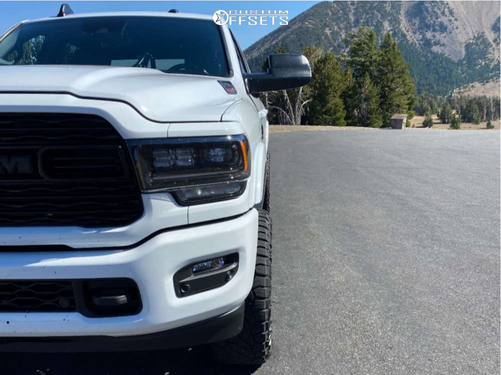 2022 Ram 2500 with 20x9 18 Method Mr317 and 35/12.5R20 Nitto Trail ...