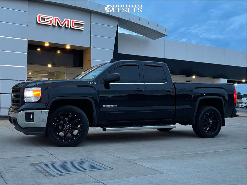 2015 GMC Sierra 1500 with 20x9 18 Raceline Assault and 285/55R20 Cooper ...