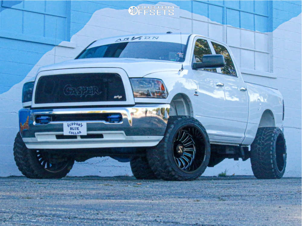 2014 Ram 2500 with 22x14 -81 ARKON OFF-ROAD Alexander and 33/14.5R22 AMP Mud Terrain Attack Mt A ...