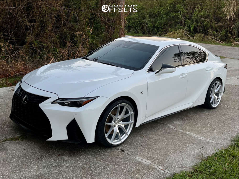 2021 Lexus IS350 with 20x9 30 Aodhan Aff7 and 245/30R20 Lexani Lx ...