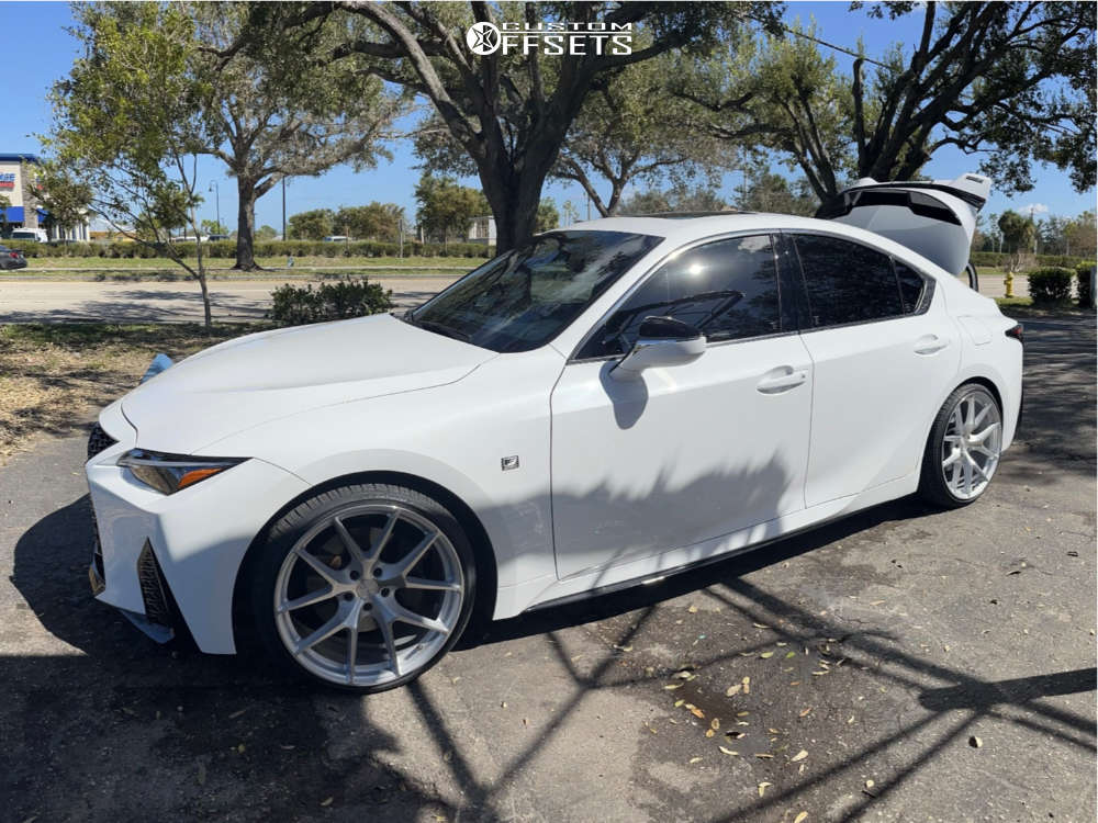 2021 Lexus IS350 with 20x9 30 Aodhan Aff7 and 245/30R20 Lexani Lx ...