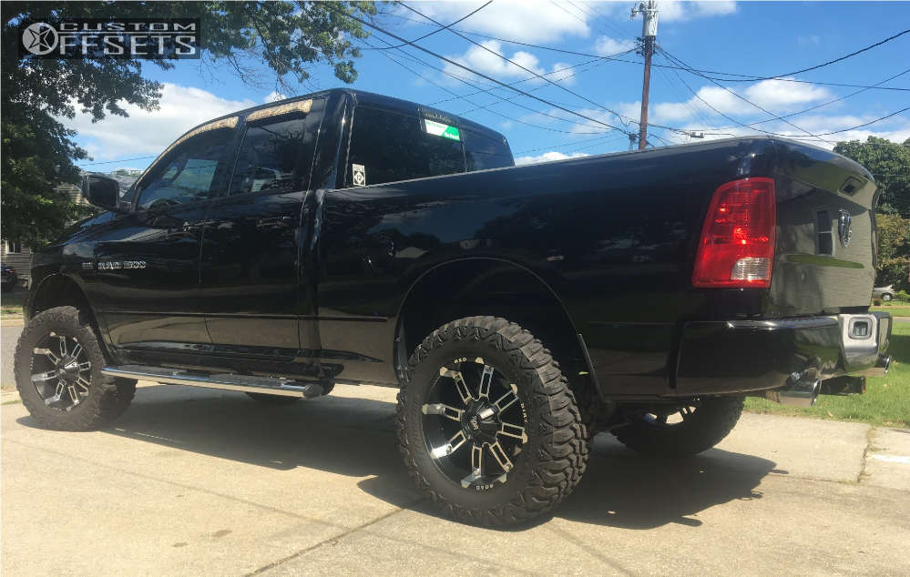 2012 Ram 1500 with 20x9 -12 Red Dirt Road Thunder and 35/12.5R20 Mile ...