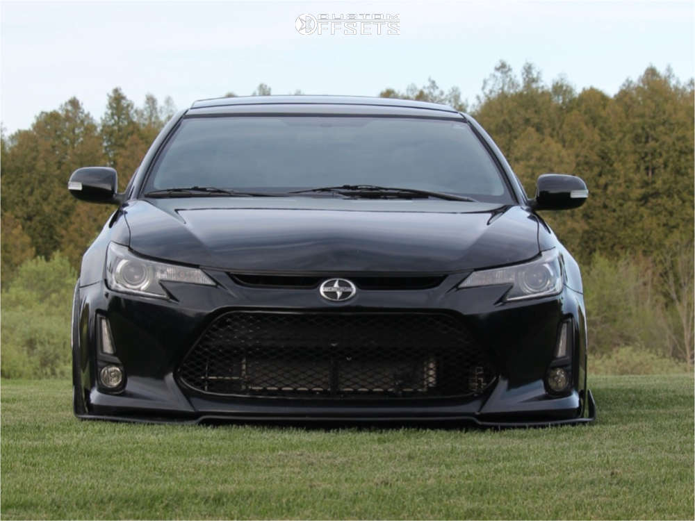 2016 Scion TC with 19x9.5 22 Aodhan Ds02 and 235/35R19 Continental ...
