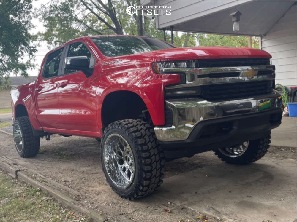 2020 Chevrolet Silverado 1500 with 22x12 -51 Vision Rocker and 35/12 ...