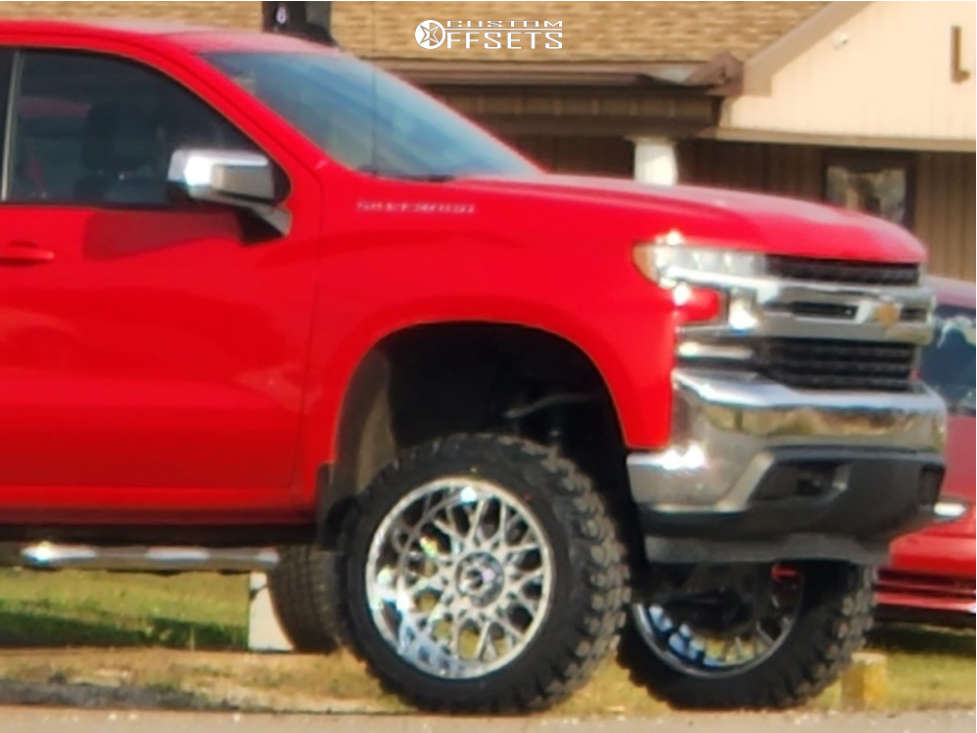 2020 Chevrolet Silverado 1500 with 22x12 -51 Vision Rocker and 35/12 ...