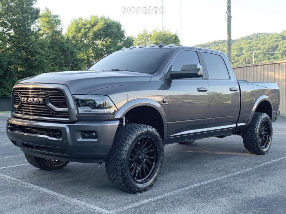 2018 Ram 2500 with 22x10 10 TIS 547B and 285/55R22 Nitto Recon Grappler ...