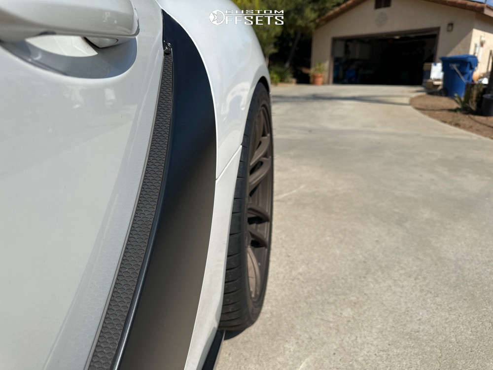 2021 Toyota GR Supra with 19x9.5 22 ESR Cs8 and 255/35R19 Michelin ...