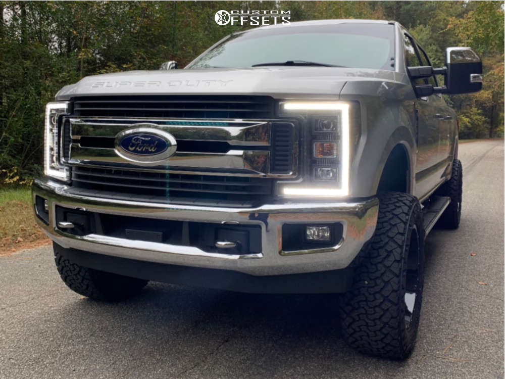 2018 Ford F-250 Super Duty with 20x10 -25 Vision Sliver and 35/12.5R20 ...