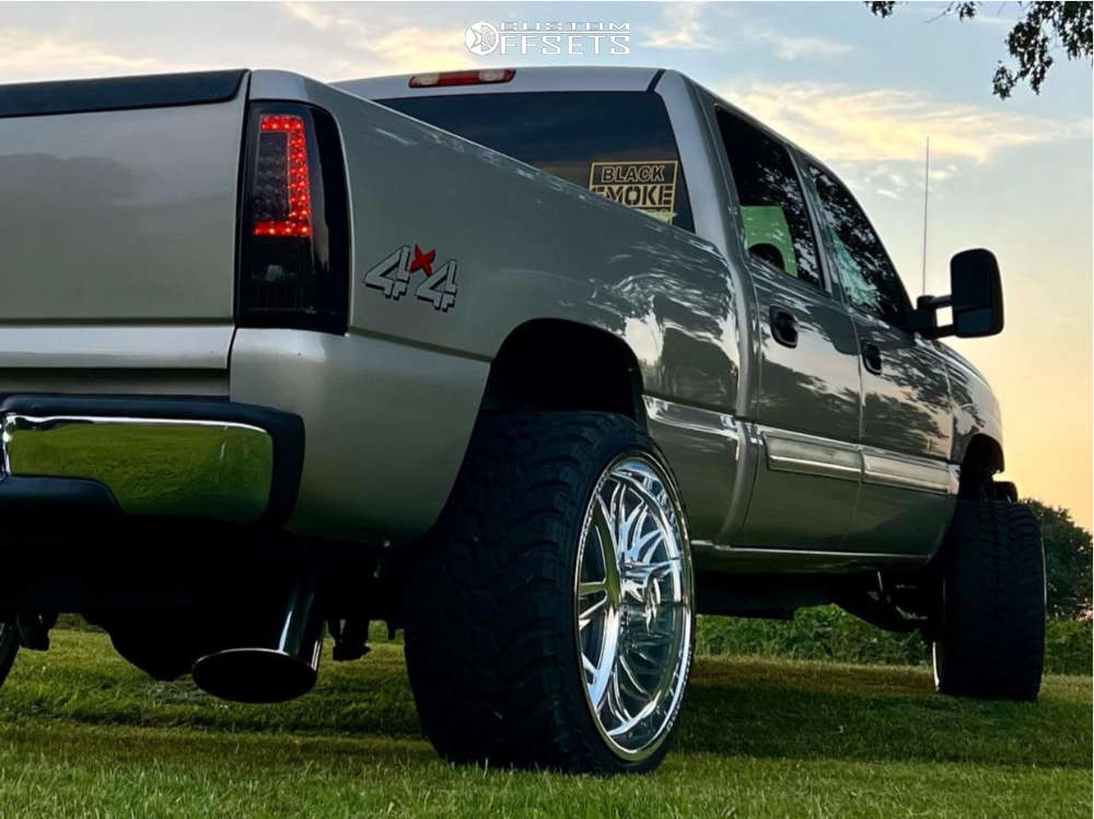 2005 Chevrolet Silverado 2500 HD with 24x14 -90 American Force Genesis ...