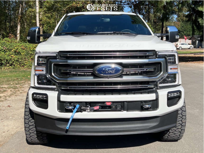 2022 Ford F-350 Super Duty with 20x10 -19 TIS 554BM and 35/12.5R20 ...
