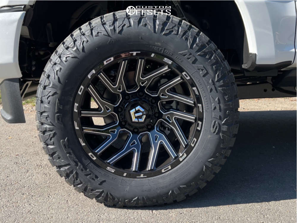 2022 Ford F-350 Super Duty with 20x10 -19 TIS 554BM and 35/12.5R20 ...