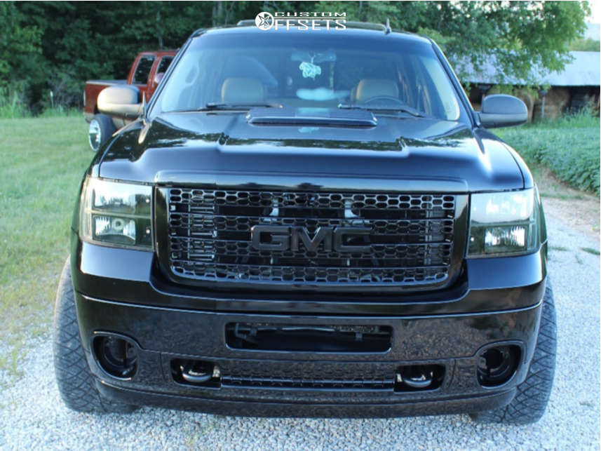 2012 GMC Sierra 2500 HD with 24x14 -90 American Force Quantum Cc and ...