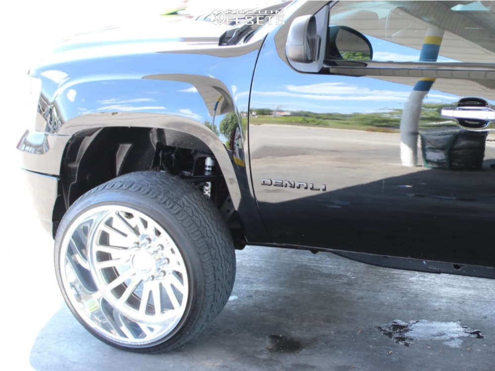 2012 GMC Sierra 2500 HD with 24x14 -90 American Force Quantum Cc and ...