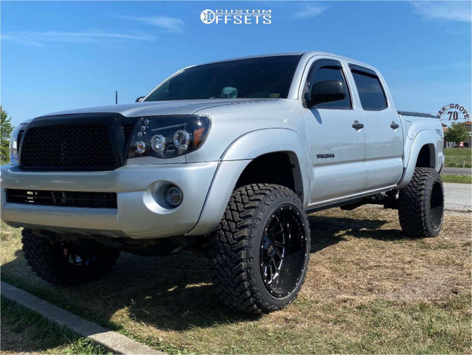 2008 Toyota Tacoma with 20x12 -51 Hardrock Overdrive and 285/50R20 ...