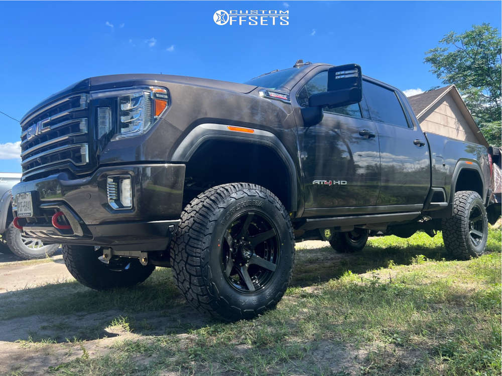 2021 GMC Sierra 2500 HD with 20x10 -24 4Play 4p60 and 37/12.5R20 ...