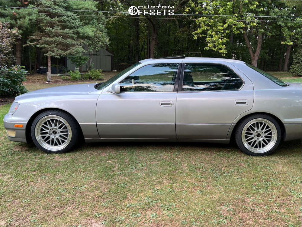 2000 Lexus LS400 with 18x8 35 Vors Vr8 and 225/40R18 Falken Ziex Ze950 ...
