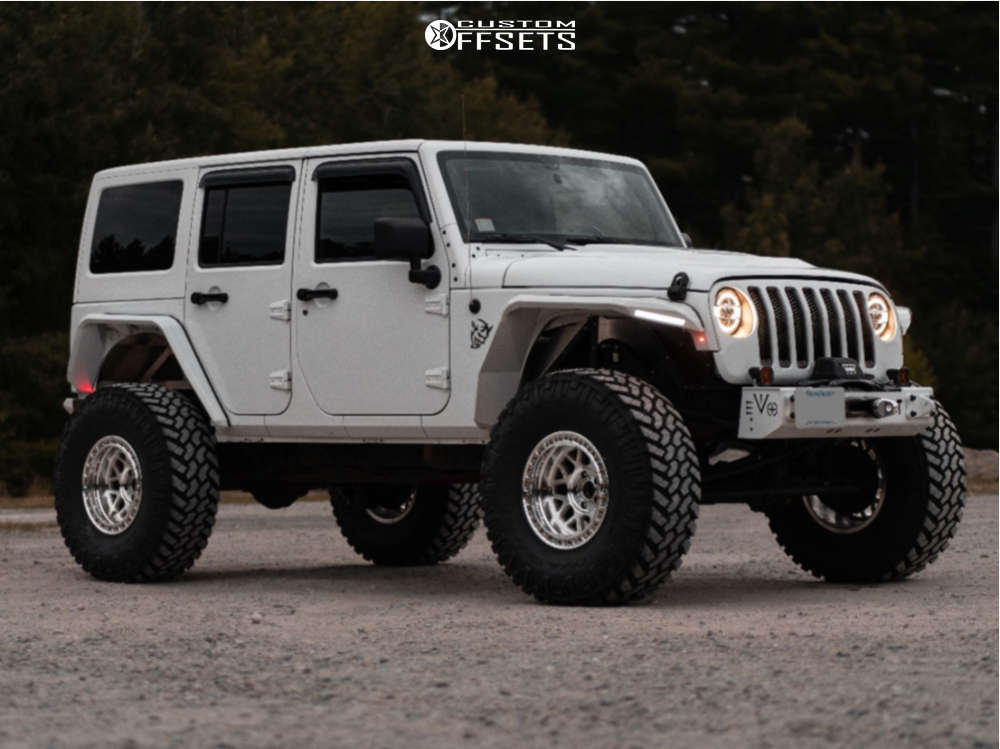 2012 Jeep Wrangler with 17x9 -38 KMC Km235 and 38/13.5R17 Nitto Trail ...