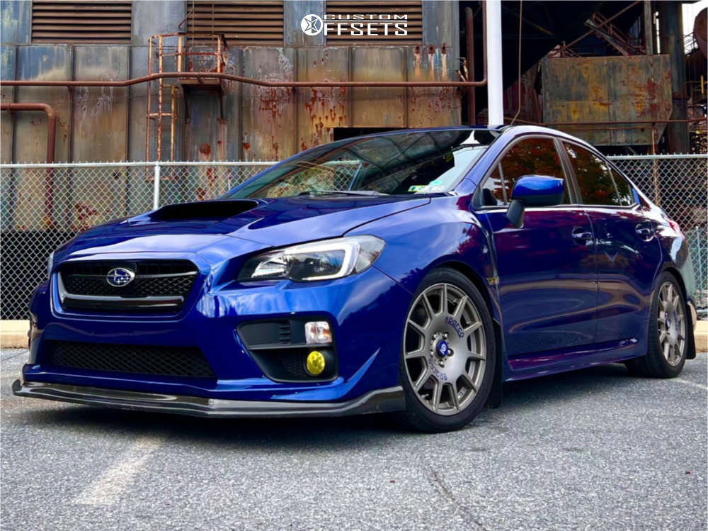2017 Subaru WRX with 18x8 45 Sparco Terra and 245/40R18 Michelin Pilot ...
